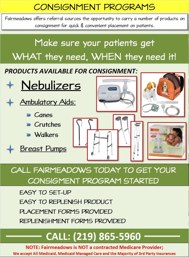 Consignment Programs – Fairmeadows